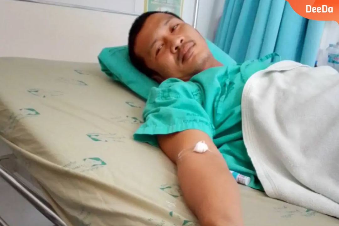 ร่วมบริจาคค่าผ่าตัดให้กับนายสุวิชัยเอาชนะโรคมะเร็งลำไส้ใหญ่